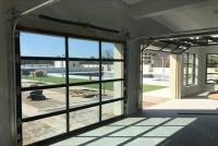 China Acrylic Aluminum Clear Garage Door Full View Transparent Garage Door Glass Sectional Garage Door Modern Design Style for sale
