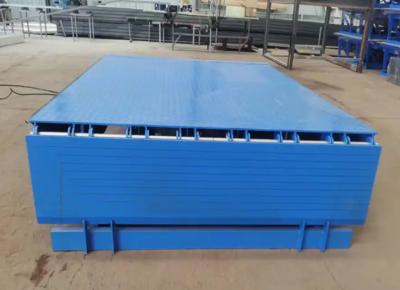 China Dock Door Levelers Workshop Automatic Dock Plate with Safety Bars Efficient 8T Heavy-Duty Strong Steel Loading Platform for Warehouses for sale