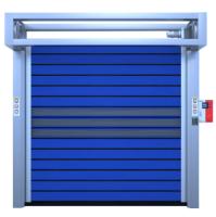 China Aluminum Metal Insulated High Speed Spiral Door for Safety and Efficiency Infrared Induction Shutter Windproof Fast Automatic Rise Roll up Door for sale