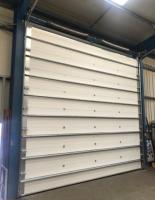 China High Security Lock Fire Station Industrial Sectional Doors with Automatic Formed and Emergency Release Fireproof Rolling Shutter Door Exporters for sale