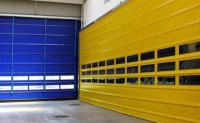 China Promotion Steel Structure and Customized Design for High Speed PVC Roll Up Rapid Shutter Door Industrial Wind Proof Hard Fast Doors for sale