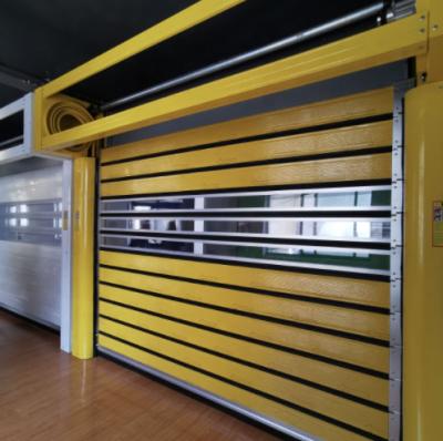 China Security Color Customized Rolling Door Aluminum High Speed Spiral Door Safety and Efficiency for Air Permeability ≤2.0m3/ m2.s for sale