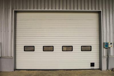 China Electric Vertical Rapid Sliding Auto Opening Anti-Theft Customized Steel Sectional Overhead Door 50mm-80mm Thickness Insulated Sectional Garage Door for sale