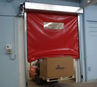 China High Security High Speed PVC Roll Up Rapid Shutter Zipper Door 304 Stainless Steel Material nsulation Industrial Roller Lift Sliding Door for sale