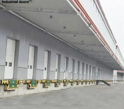 China 50mm-80mm Thickness Modern Steel Automatic Sliding Windproof Remote Control Commercial Insulated Sectional Garage Door in Powder Coated Finish for sale