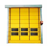 China 304 Stainless Steel Material for Thermal Insulation Warehouse High Quality Curtain Fabric High Speed PVC Roll Up Rapid Shutter Door for sale