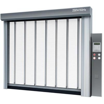 China Aluminum Transparent High Speed Spiral Door 0.8m/s Opening Speed 220V/50HZ Power Supply for Safety and Efficiency for sale