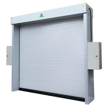 China duty Steel Structure High Speed PVC Roll Up Rapid Shutter Door 304 Stainless Steel Material Customized As Order Durable for sale