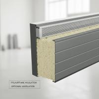 China 50mm-80mm Thickness Insulated Sectional Doors with Polyurethane Foam Insulation and Optional Ventilation for sale