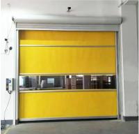 China Modern PVC Fast Door Automatic Dust-Free Workshop Induction Steel Structure High Speed PVC Roll Up Rapid Shutter Door 304 Stainless Steel Material for sale