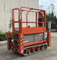 China 4M 6M 8M 10M 12M 14M Warehouse Electric Lifter 220V 380V Electric Articulating Boom Lift Operating Temperature Minus 10 Celsius To 40 Celsius for sale