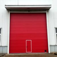 China Customized Aluminum Overhead Sectional Rolling Garage Door Commercial Fire Station Industrial Sectional Doors for sale