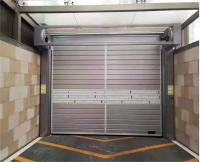 China PLC Control Aluminum High Quality Industrial High Speed Spiral Door Intelligent Exterior Spiral Fast Door Aluminum Quick Rolling Shutter Door for sale