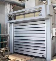 China PLC Control Aluminum High Quality Industrial High Speed Spiral Door Intelligent Exterior Spiral Fast Door Aluminum Quick Rolling Shutter Door for sale