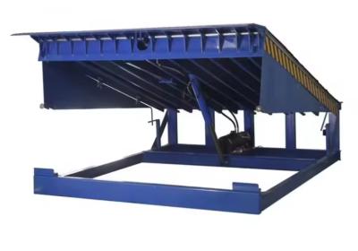 China DESEO Factory 6 Ton Stationary Loading Bridge Container Ramps Dock Door Levelers Workshop Automatic Dock Plate Customizable Deck Height for sale