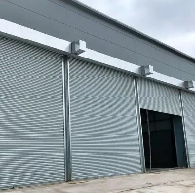 China Hot New Product Custom Size Easy Cleaning Corrosion Resistant Hard High-Speed Spiral Door for Logistics Warehouse for sale
