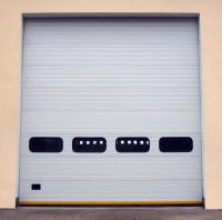 China High Security Lock Commercial Sectional Overhead Doors Fire Station Custom Lift Track Industrial Automatic Windproof Warehouse Commercial Door for sale