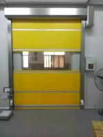 China Warehouse PVC Rapid Roller Doors Control Climate Conditions Push Button for sale