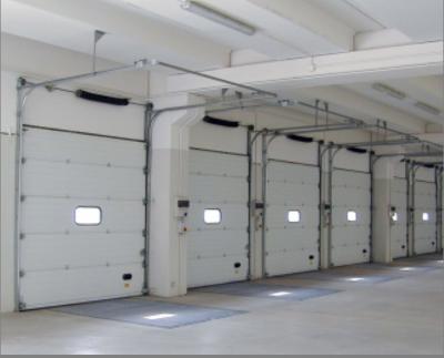 China Polyurethane Insulated Sectional Doors Large sizes Panel Thickness  40mm~80mm for sale