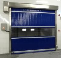 China Industrial PVC Rapid Roller Doors Automatic Formed  Effective Insulation for sale
