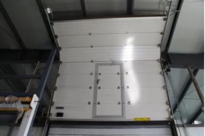 China Manual Operate Insulated Sectional Doors Height 500mm With Chain Hoist for sale