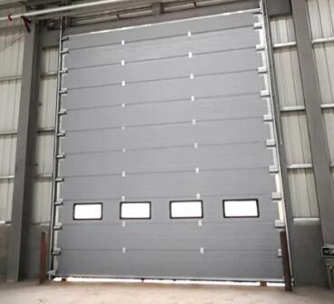 China Industrial Insulated Sectional Doors Partition For House 40mm Overhead Panel for sale