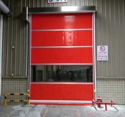 China High Speed PVC Roll Up Rapid Shutter Door 304 Stainless Steel Material for sale