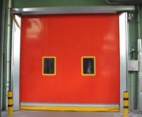China Radar Sensor High Speed Rapid Roller Doors Windproof Roll Up Door for sale