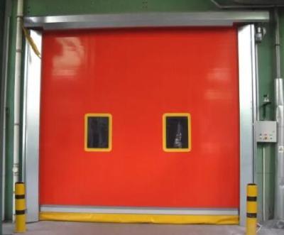 China Radar Sensor High Speed Rapid Roller Doors Windproof Roll Up Door for sale