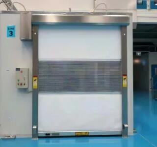 China 50HZ Industrial Pvc Rapid Roller Doors Automation Shutter High Speed for sale