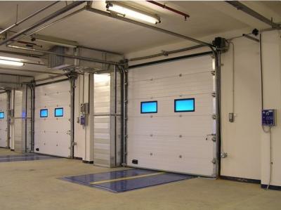 China 50mm-80mm Standard Lift Commercial Sectional Overhead Doors for sale