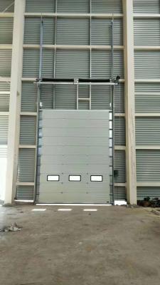 China Overhead Industrial Sectional Door Sandwich Panel For Logistic Park for sale