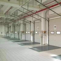 China 40mm Wire Rope Galvanized Overhead Sectional Door for sale