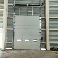 China Panel 40mm Sectional Overhead Door With Anti Breaking System for sale