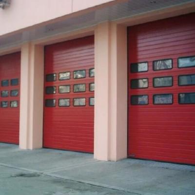 China Insulated Sectional Overhead Doors Open Style Maximum Height 8000 380v/50HZ for sale