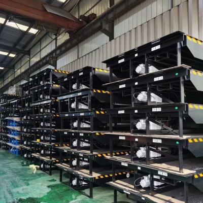 China 25000LBS Push Button Hydraulic Loading Dock Leveler for sale