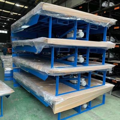 China 16mm 40000LBS Electric Dock Door Levelers Anti Skate Steel Plate for sale