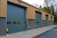 China Electric Remote Overhead Sectional Door Panel Galvanized Steel For Logistic Park for sale