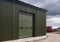 China Logistic Heavy Duty 8000mm Length Industrial  Overhead Sectional Door Applicable temperature -40℃-50℃ for sale
