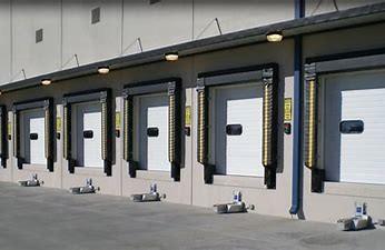 China Warehouse PVC Fabric Loading Dock Shelters  Finger Protection for sale