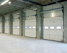 China Customized Size Sectional Garage Door With Polyurethane Foam for sale