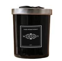 China Glass Jar Home Fragrance Scented Candle Aromatherapy Luxury 7x8.4cm for sale