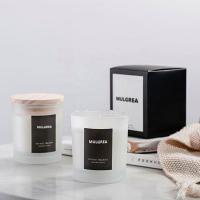 China Label Home Decoration Candle Jars Healing Crystal Luxury Glass Soy Wax With Lid for sale