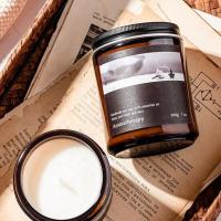 China Luxury Home Fragrance Scented Candle Soy Wax Round 210g 6*6.3 Cm for sale