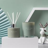 China Scented Candle Reed Diffuser Gift Box Set Luxury Color Spraying Air Freshener for sale