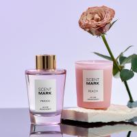 China Private Label Luxury Scented Candle With Reed Diffuser Bottle For Gift Set for sale