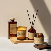 China Home Decoration Glass Jar Scented Candle Nordic Romantic With Luxury Gift Box for sale