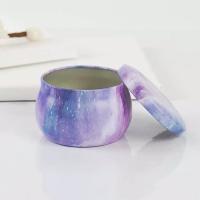 China Luxury Gift Set Metal Aroma Tins Jar Soy Wax Scented Candles for sale