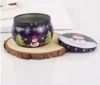 China Tin Jar Soy Wax Scented Candle Luxury Home Decor Gift Set 120gsm for sale