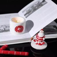 China Christmas Man Aroma Scented Candles Set Soy Wax Decoration Eco Enviroment for sale